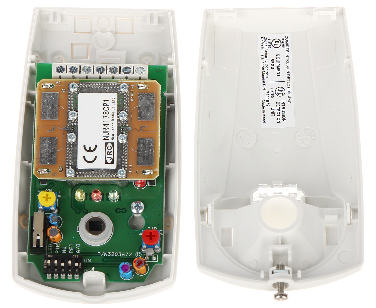 DSC-LC-104-PIWW Dual Tech Detector PIR&Microwave w/Pet Immunity ...